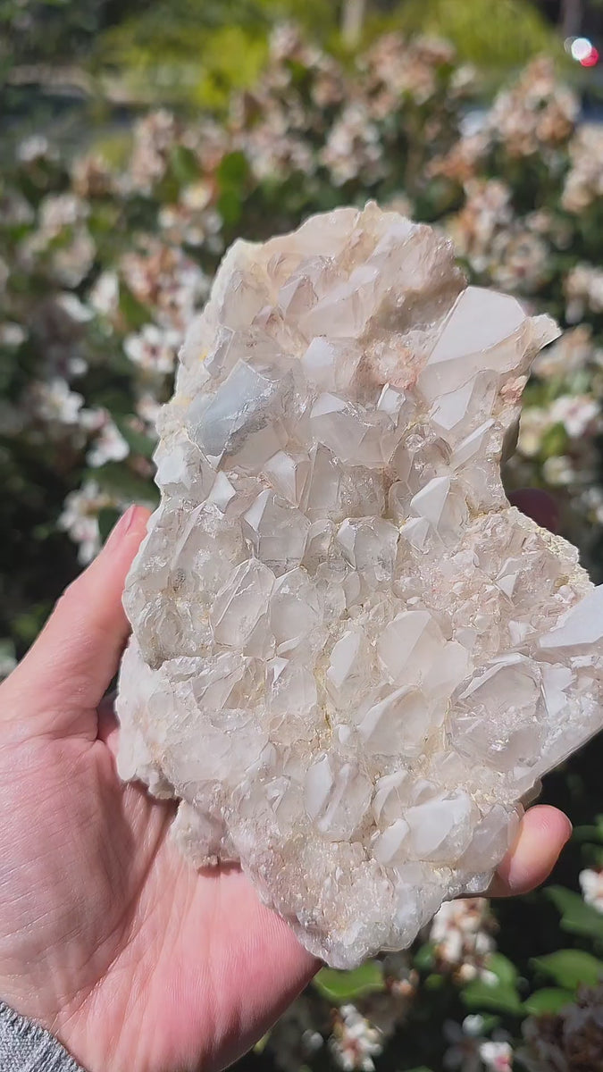 Skeleton Quartz Cluster with Phantom Inclusion - 616g #12 – Spades Crystals